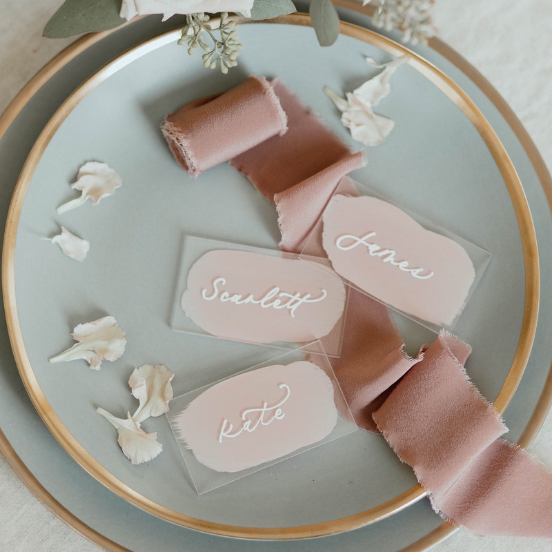 Acrylic Place Card - Etsy