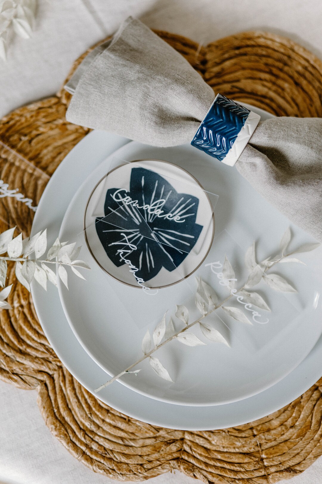 Acrylic Place Cards [set of 12] - Etsy