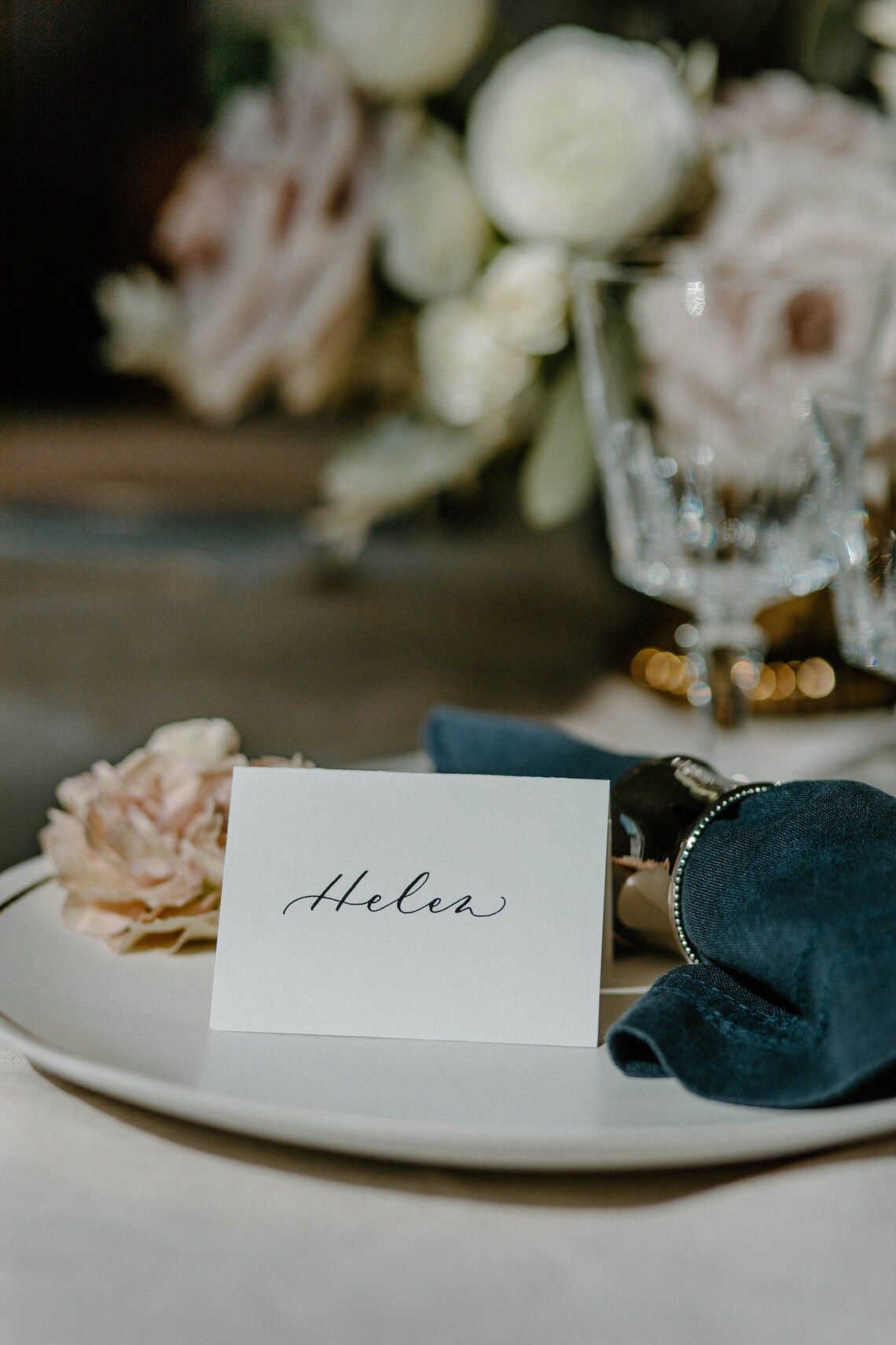 Folded Place Cards set of 12 - Etsy