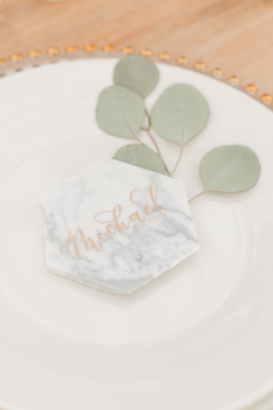 Marble Tile Place Cards set of 12 - Etsy