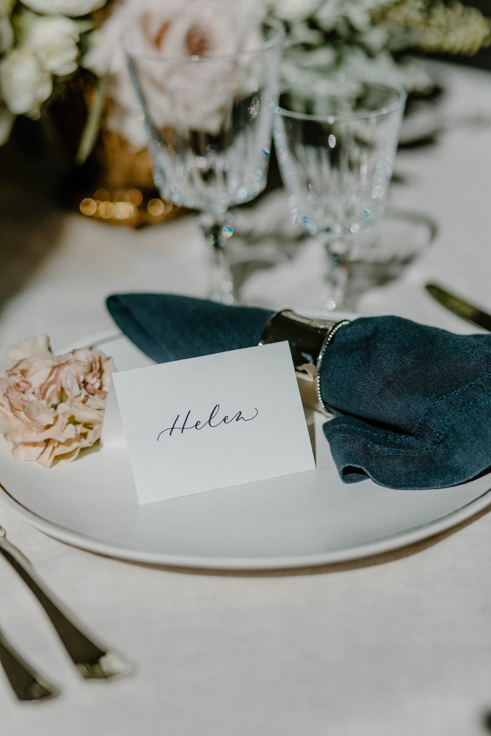 Folded Place Cards set of 12 - Etsy