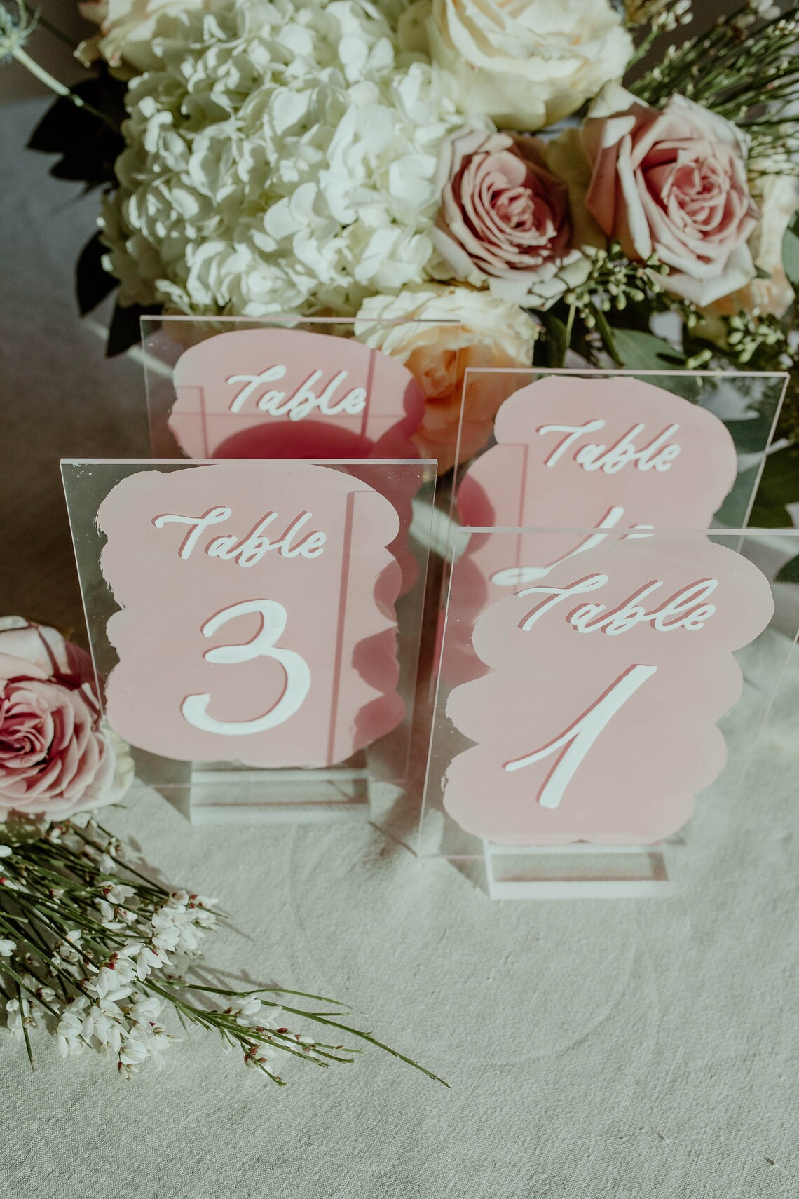 Acrylic Table Numbers Personalized Table Numbers Acrylic | Etsy