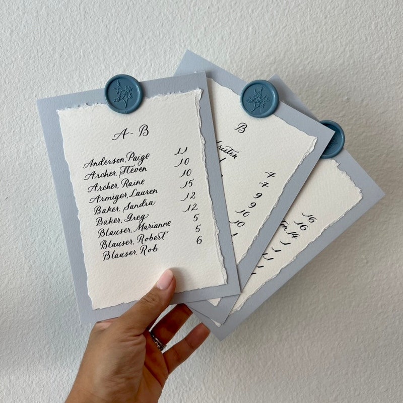 Table Number Stamps - Etsy