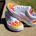 Fire Flame Custom Vans - Etsy