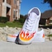 Fire Flame Custom Vans - Etsy