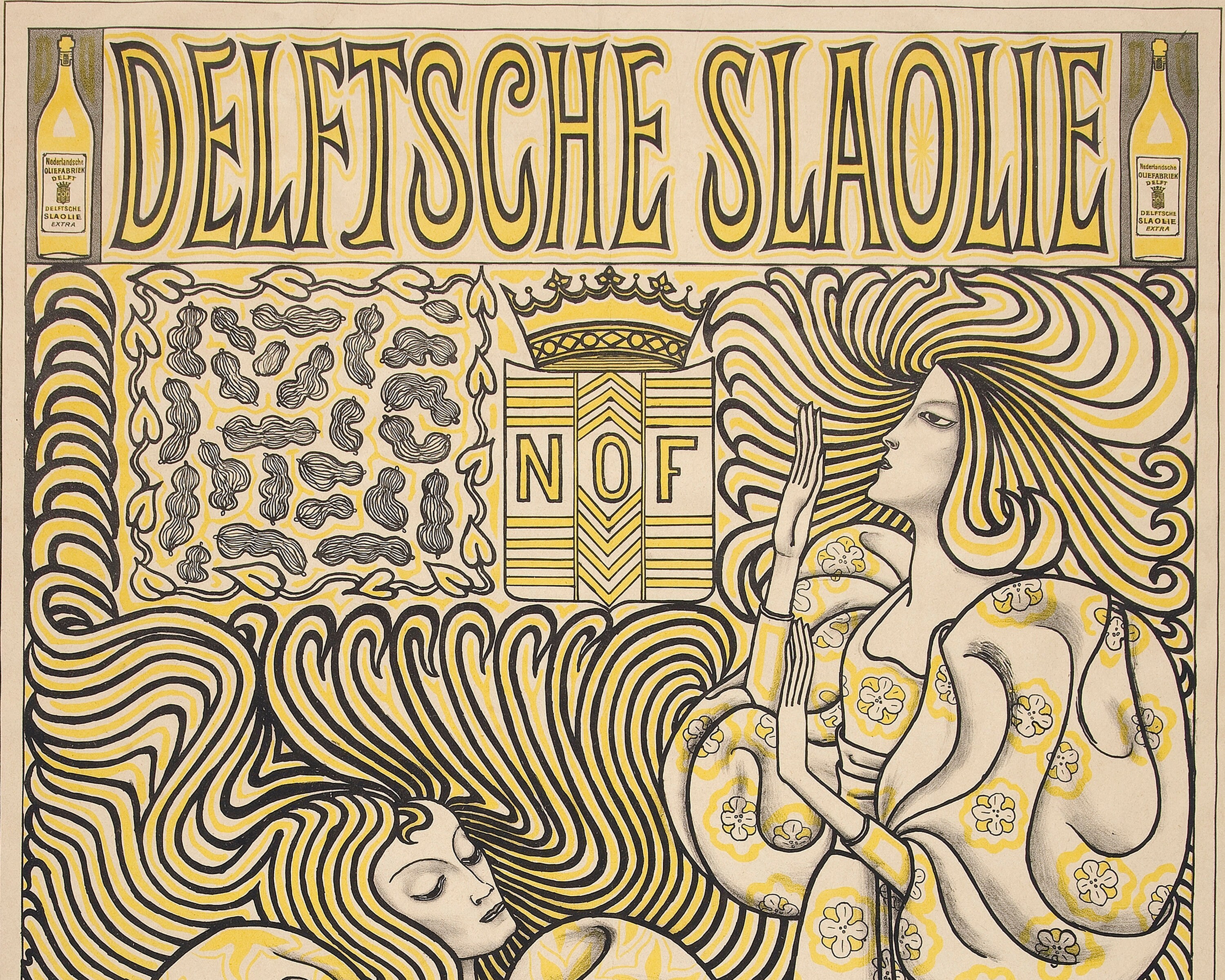 Vintage Dutch Advertising Poster delftsche Slaolie / - Etsy UK