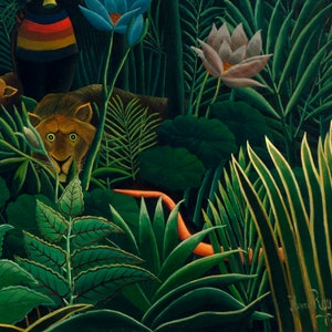 Henri Rousseau "the Dream" (c.1910) - Premium Reproduction Giclée Fine ...