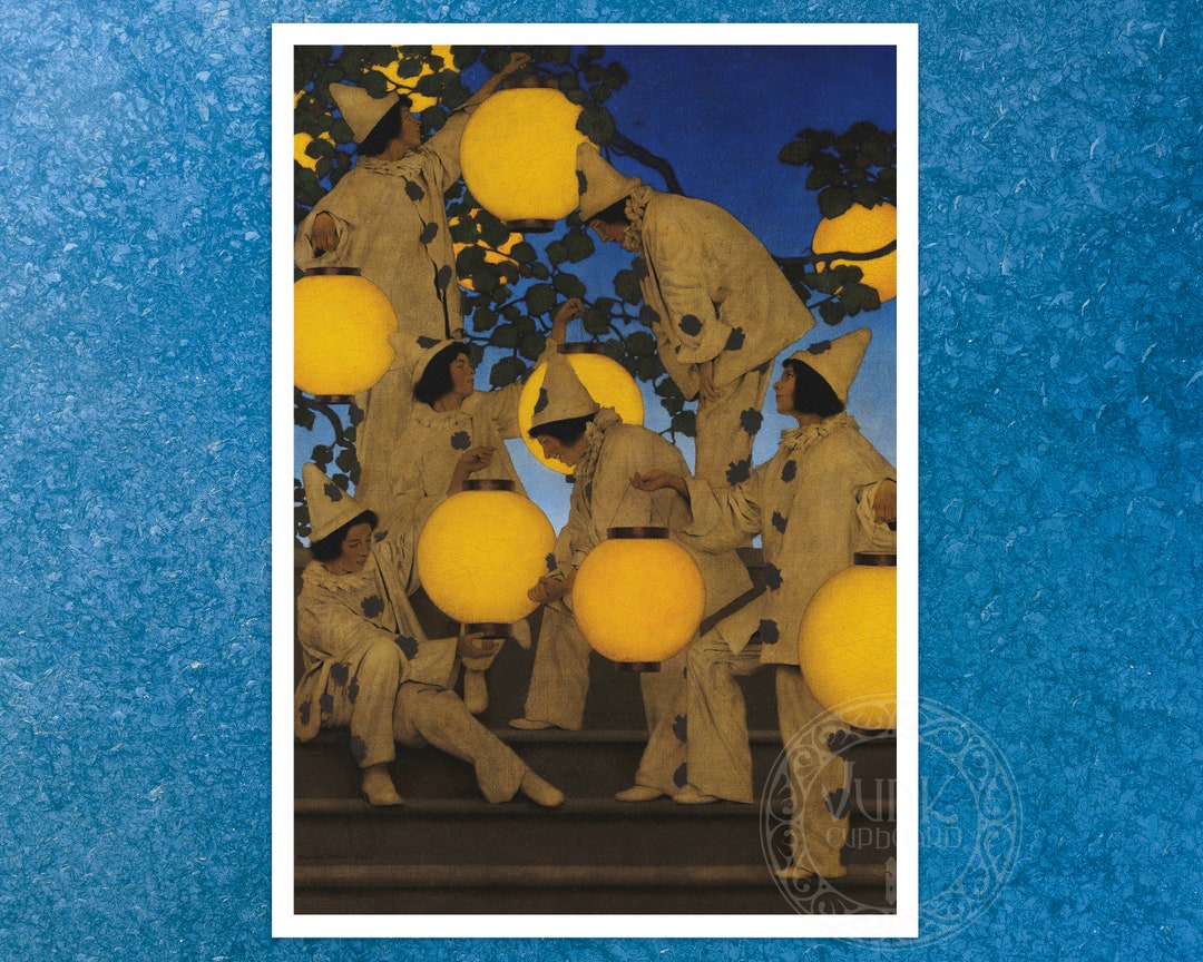 Maxfield Parrish "the Lantern Bearers" (c.1908) - Premium Reproduction ...