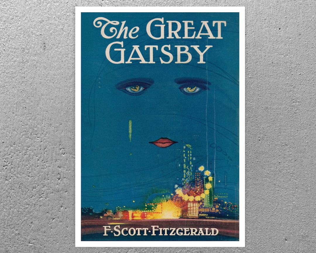 F. Scott Fitzgerald "the Great Gatsby" (c.1925) First Edition Cover Illustration, Francis Cugat ...
