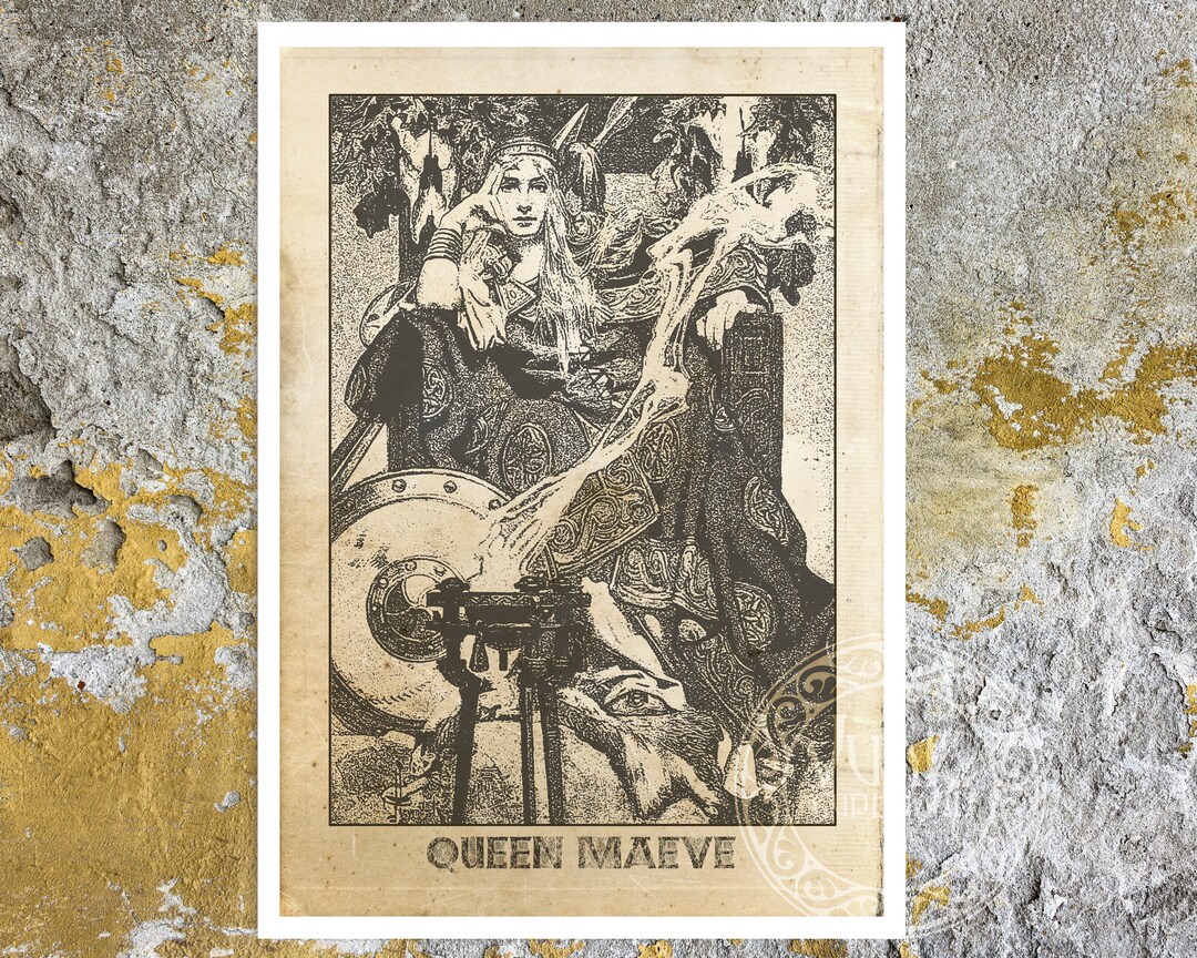 J.C Leyendecker queen Maeve c.1911 Reproduction Giclée Fine Art Print ...