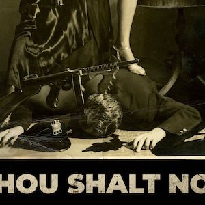 A.L Schafer "thou Shalt Not / Hays Code Poster" (c.1940) Premium Giclée ...