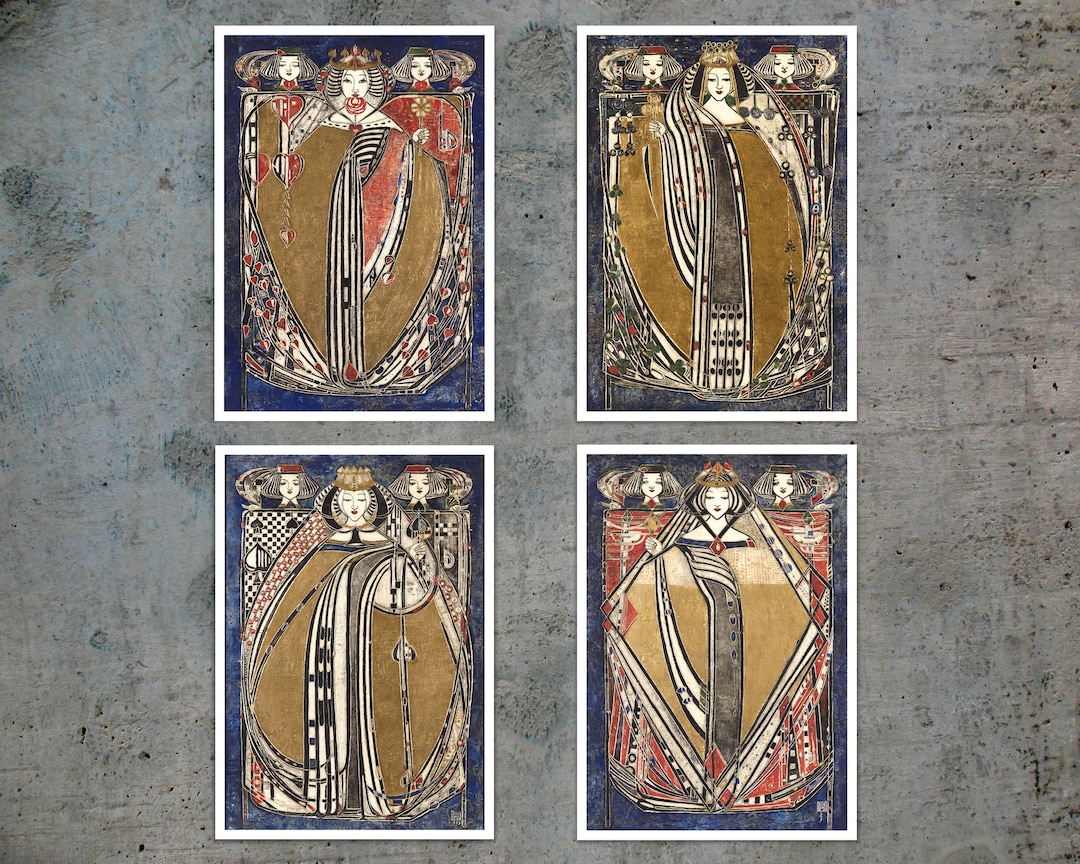 Margaret Macdonald Mackintosh the Four Queens - Etsy
