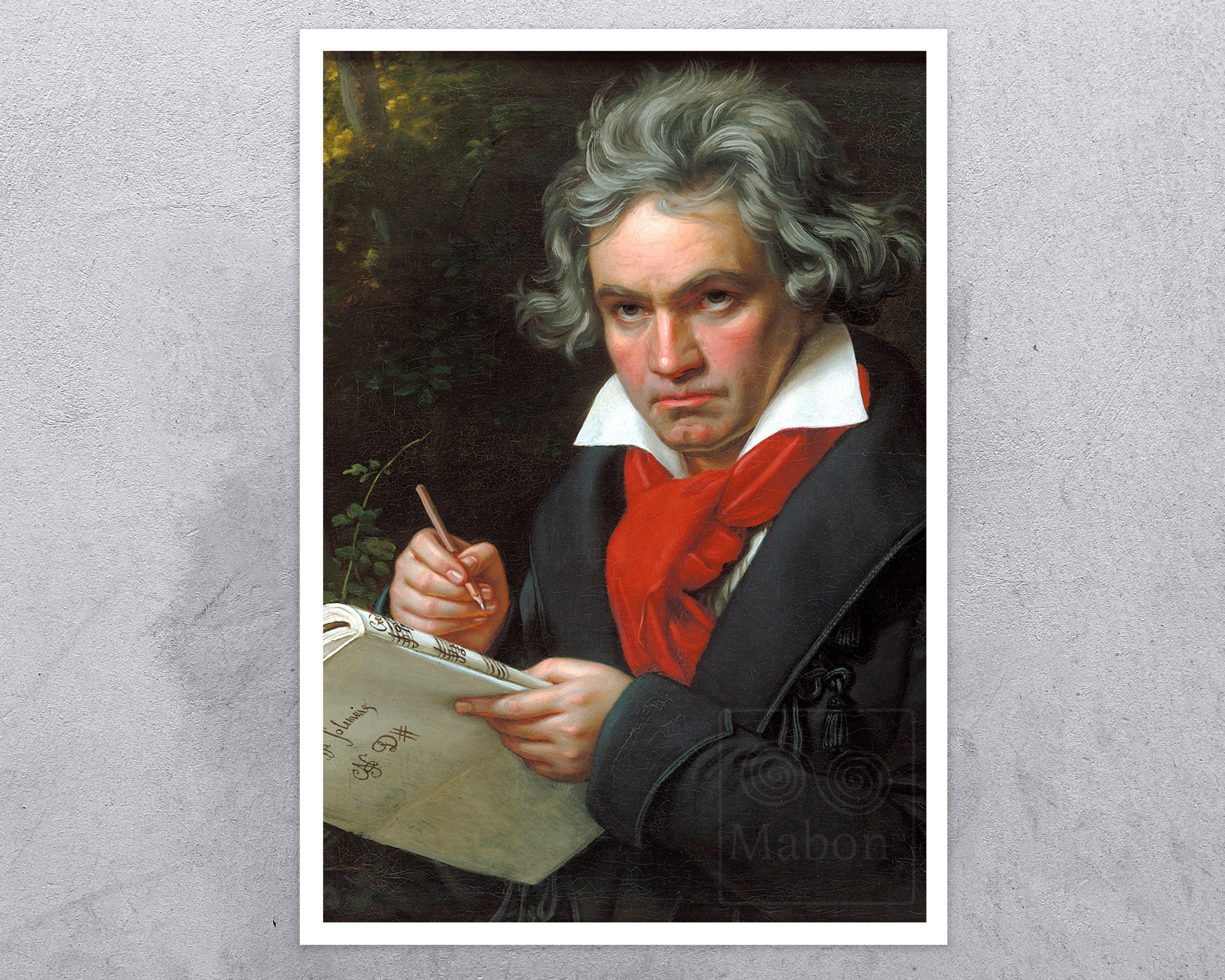 Portrait of Ludwig Van Beethoven by Joseph Karl Stieler (1820) - Giclée ...