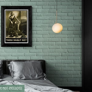 A.L Schafer thou Shalt Not / Hays Code Poster - Etsy UK