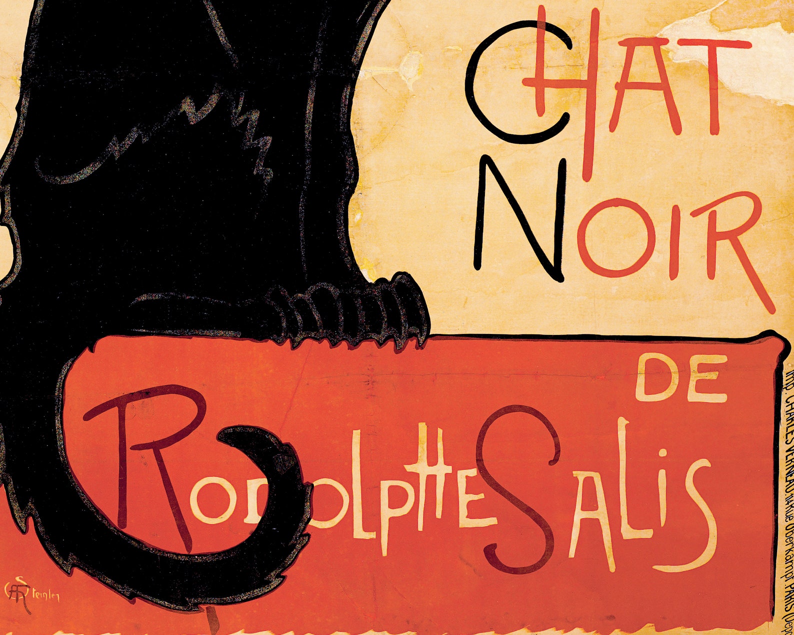 Théophile Steinlen Le Chat Noir c.1896 Art | Etsy
