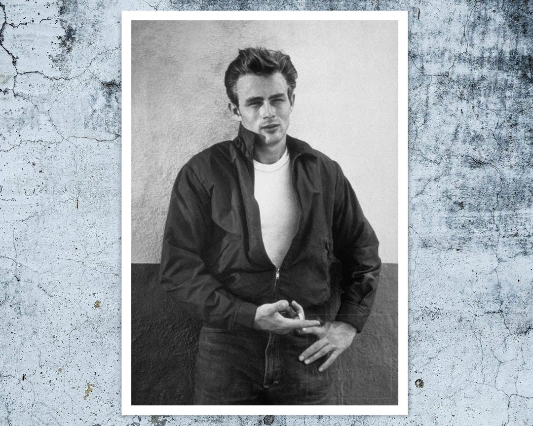 Vintage Photo Portrait “james Dean” (c.1955) Rebel Without a Cause ...