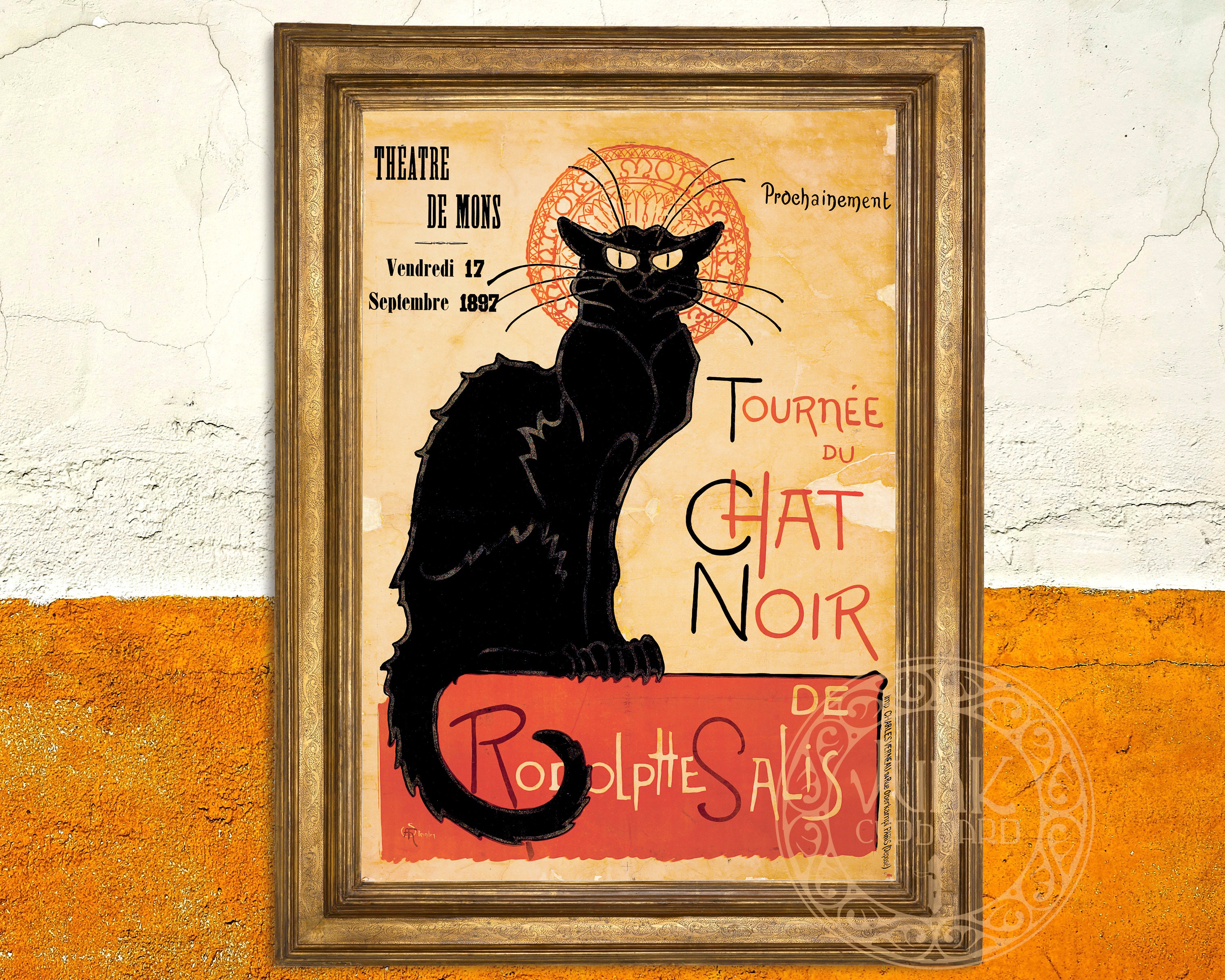 Théophile Steinlen Le Chat Noir c.1896 Art | Etsy