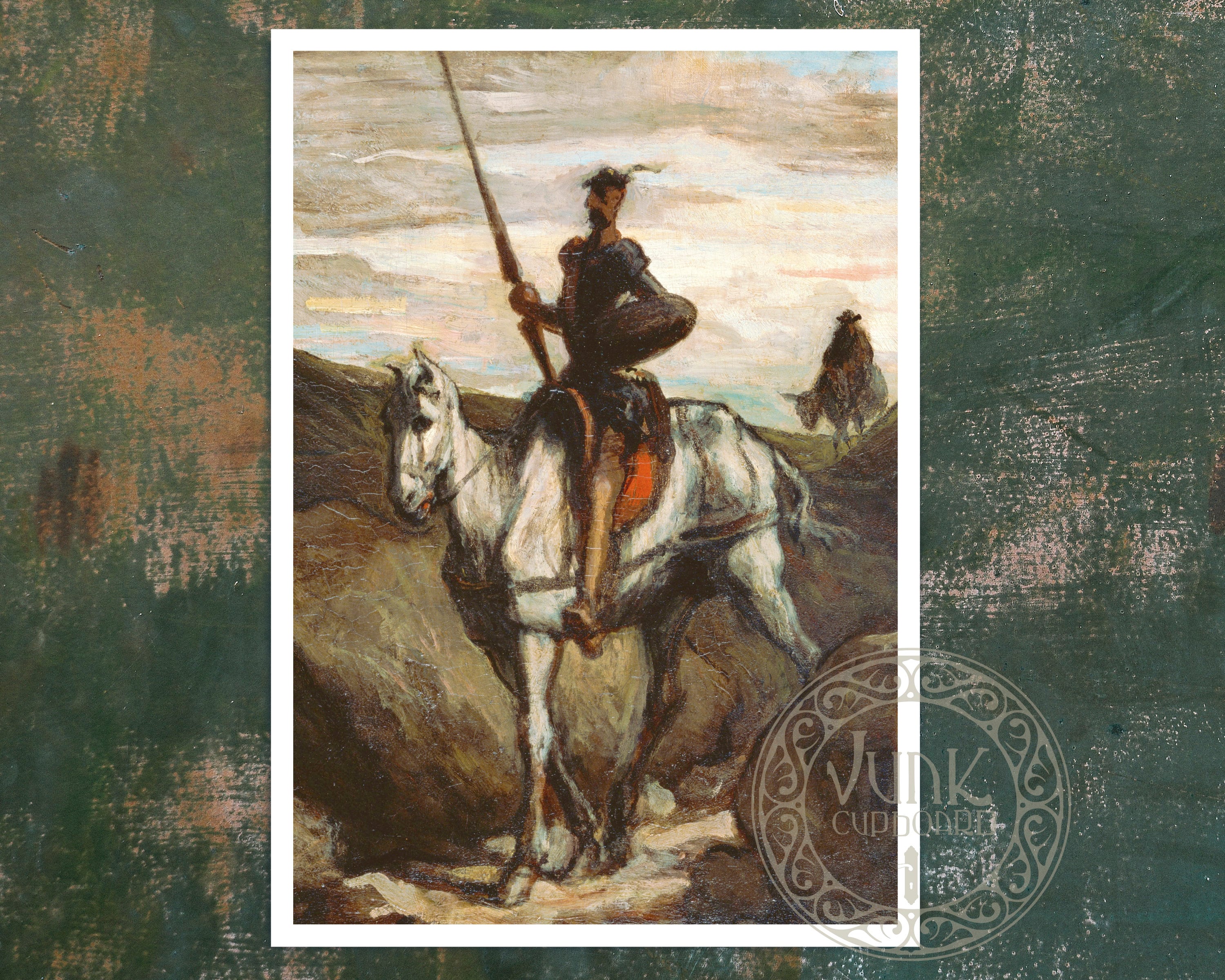 Don Quixote And Sancho Panza Daumier