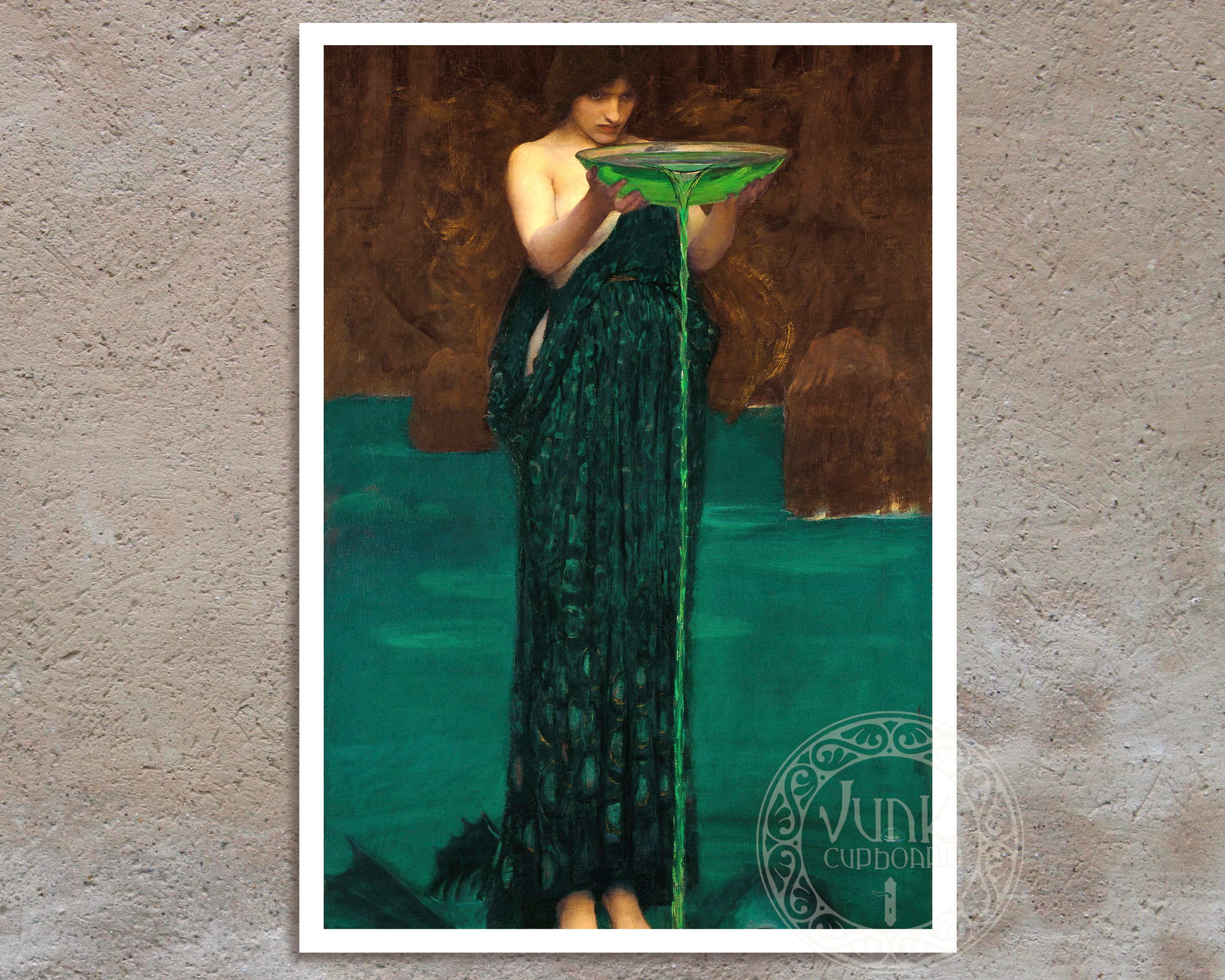 John William Waterhouse circe Invidiosa c.1882 - Etsy UK