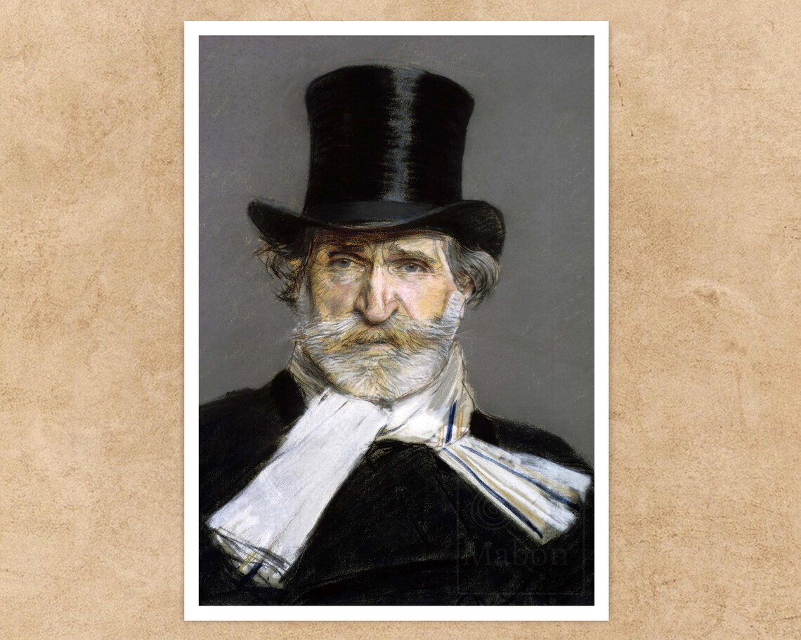 Giovanni Boldini "portrait of Giuseppe Verdi" (1886) - Giclée Fine Art ...