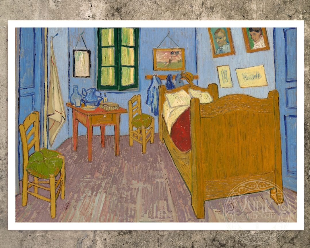Vincent Van Gogh "bedroom in Arles (third Version)" (c.1889) - Premium ...