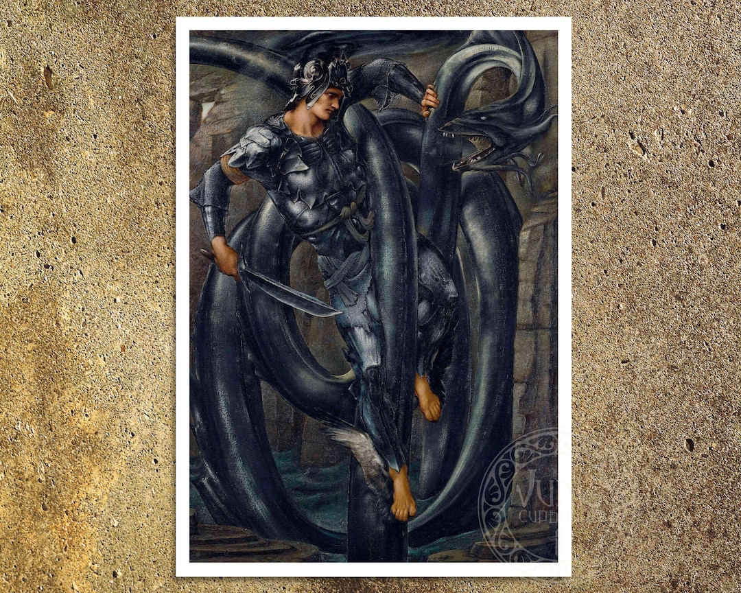 Edward Burne-jones the Doom Fulfilled detail c.1888 Pre-raphaelite ...