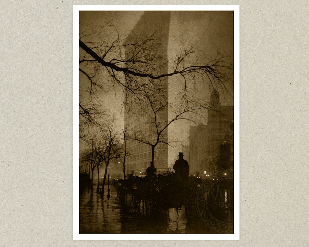 Edward Steichen the Flatiron Building c.1904 Vintage Photograph Premium ...