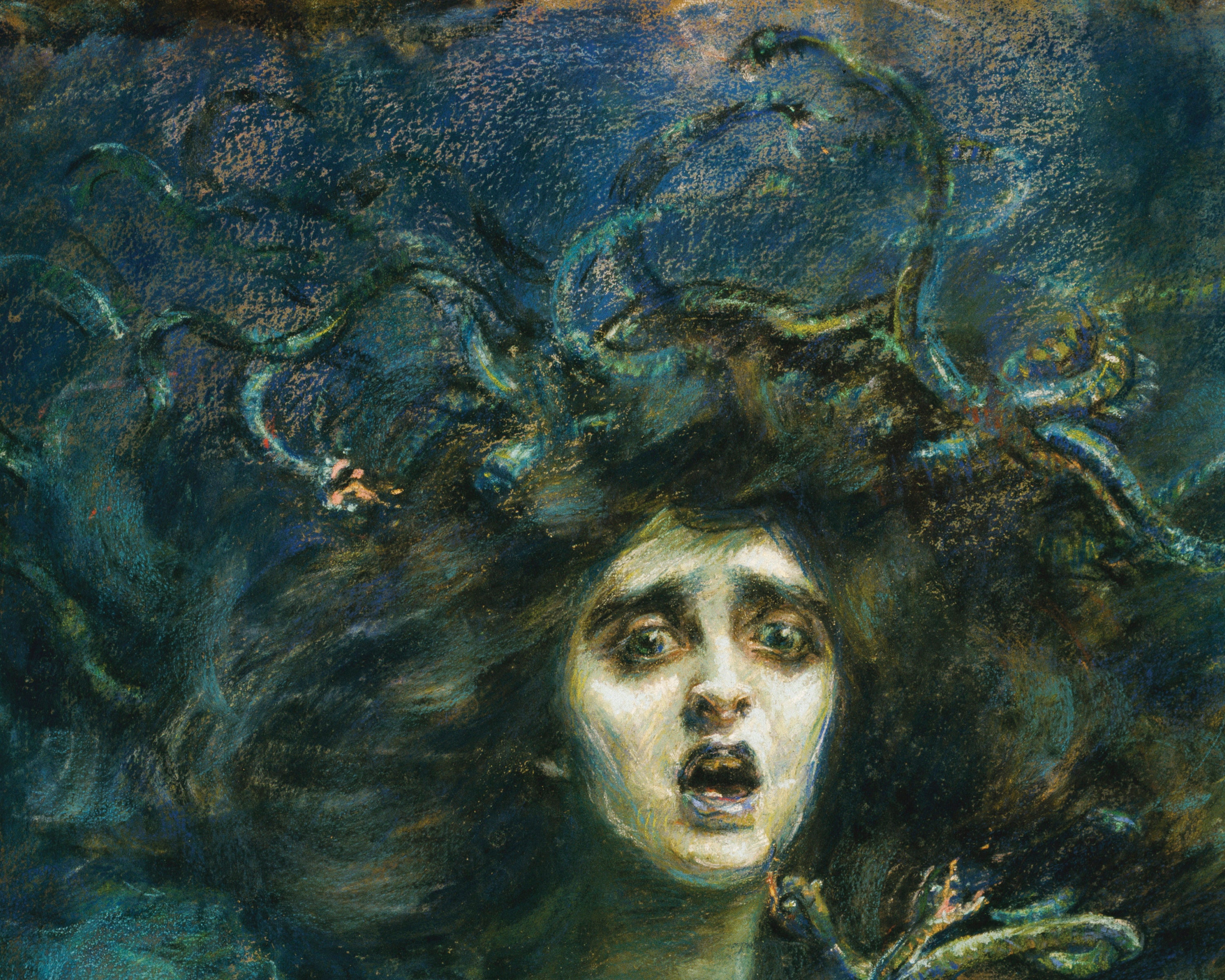 Alice Pike Barney medusa c.1892 Greek - Etsy UK