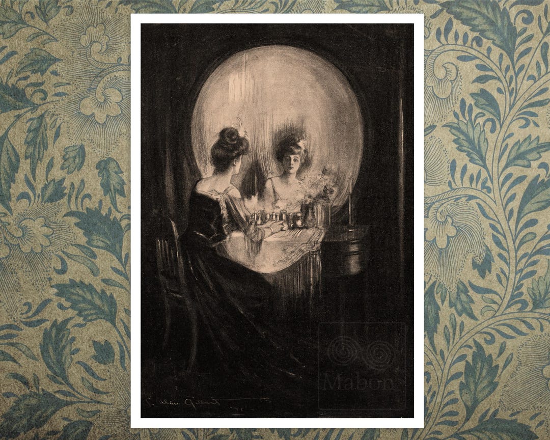 Charles Allan Gilbert "all is Vanity" (c.1892) - Premium Reproduction ...
