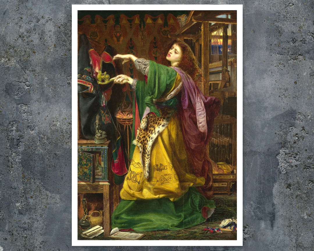 Frederick Sandys "morgan-le-fay" (c.1884) - Premium Reproduction Giclée ...