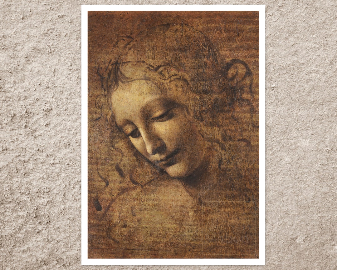 Leonardo Da Vinci "la Scapigliata" (c.1506) Premium Reproduction Giclée Fine Art Print - Etsy