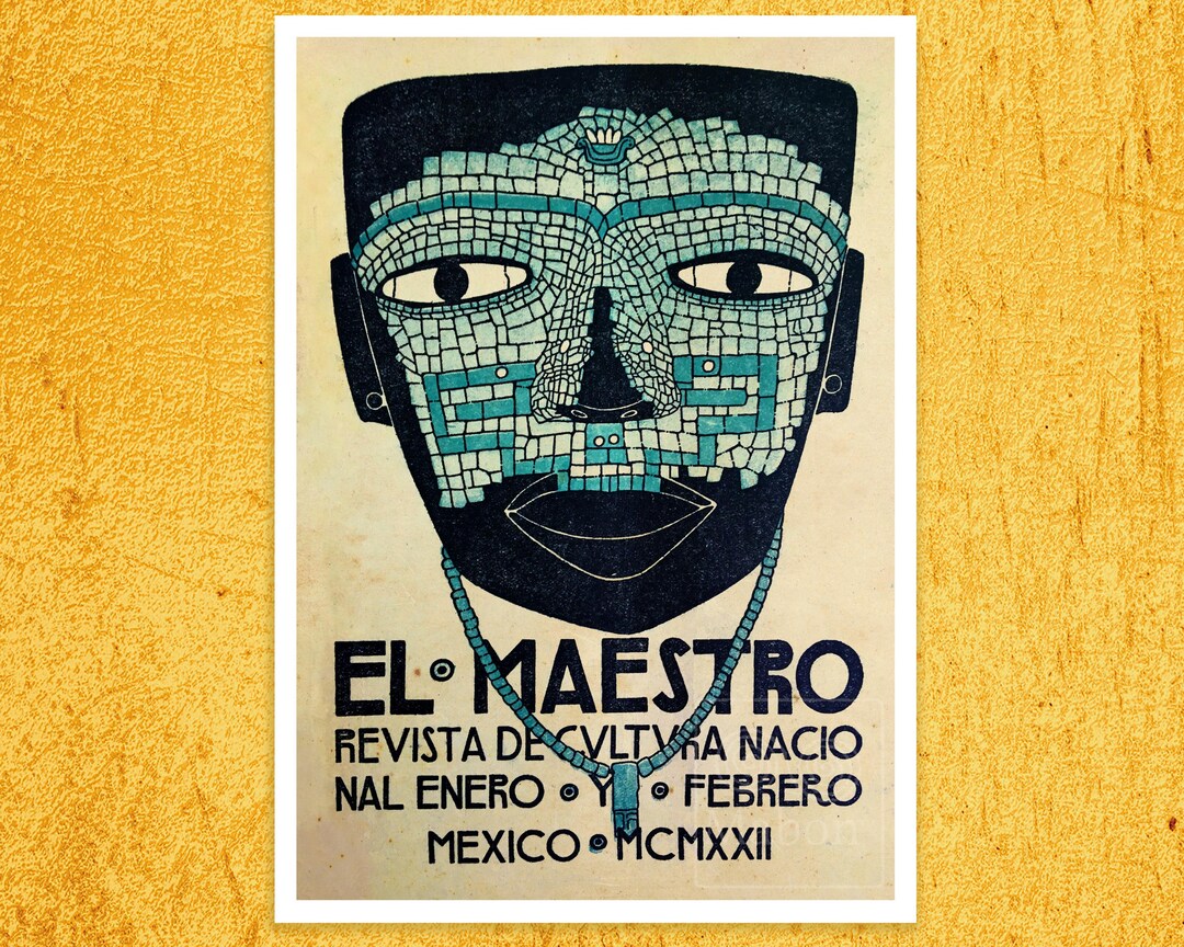 Mexican Magazine Cover "el Maestro - Revista De Cultura Nacional" (c ...