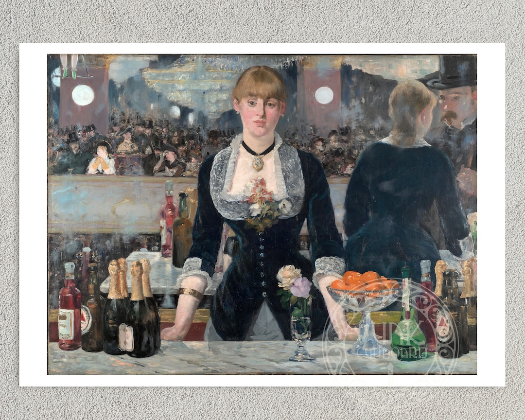 Édouard Manet a Bar at the Folies-bergère c.1882 Art Nouveau, Belle ...