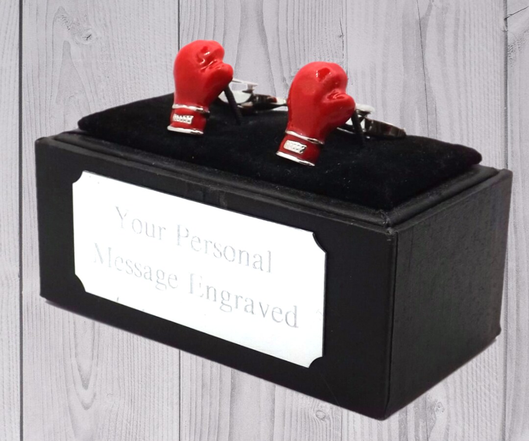 Boxing Gift Cuff Links, Boxers Gift, Boxing Glove Gift by CUFFLINKS ...