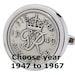 Unusual Lucky Sixpence Silver Coin Mens Birthday Gift Year Cufflinks ...