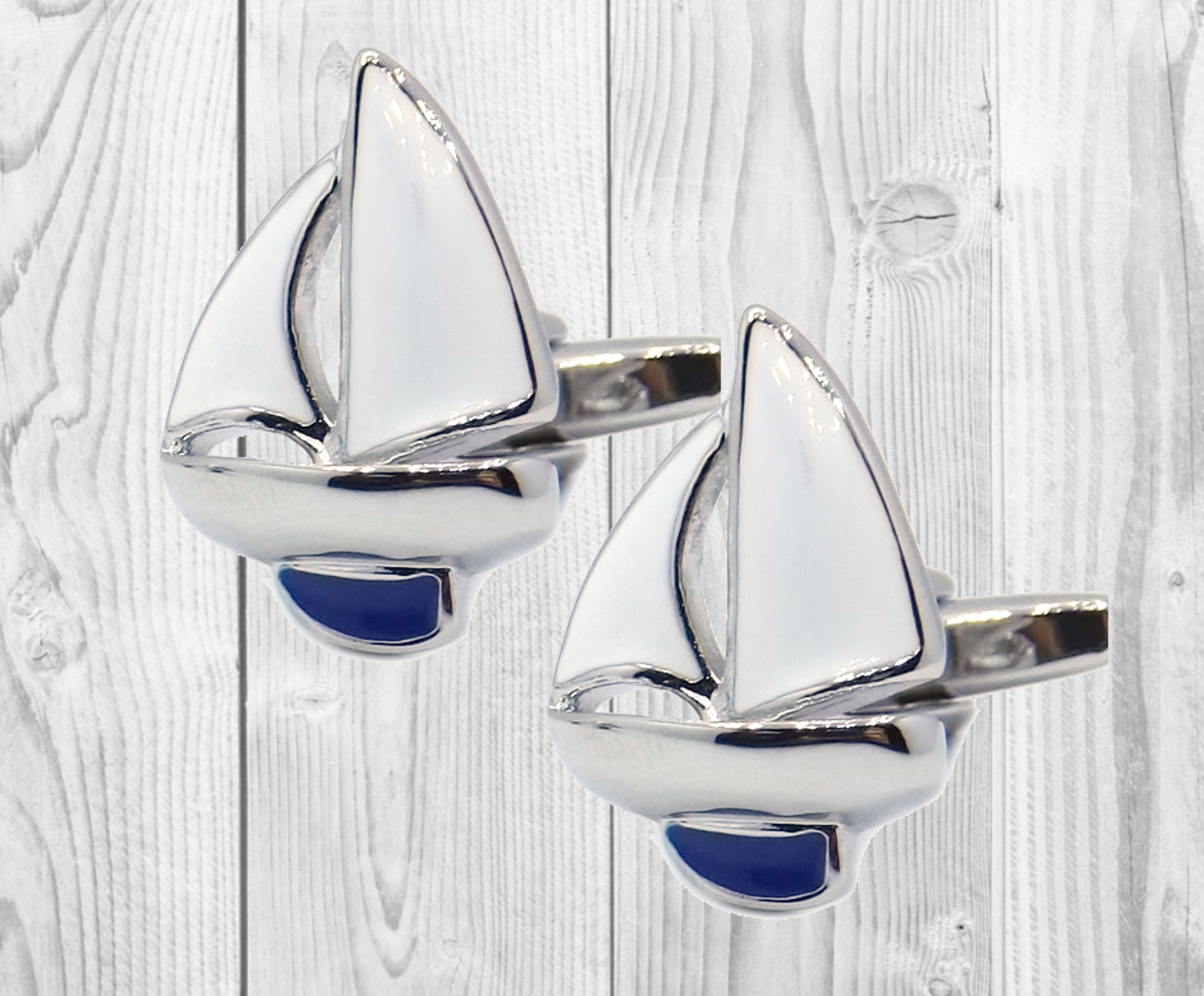 Boating Yachting Sailboat Sail Boat Sailing Yacht Cufflinks by ...