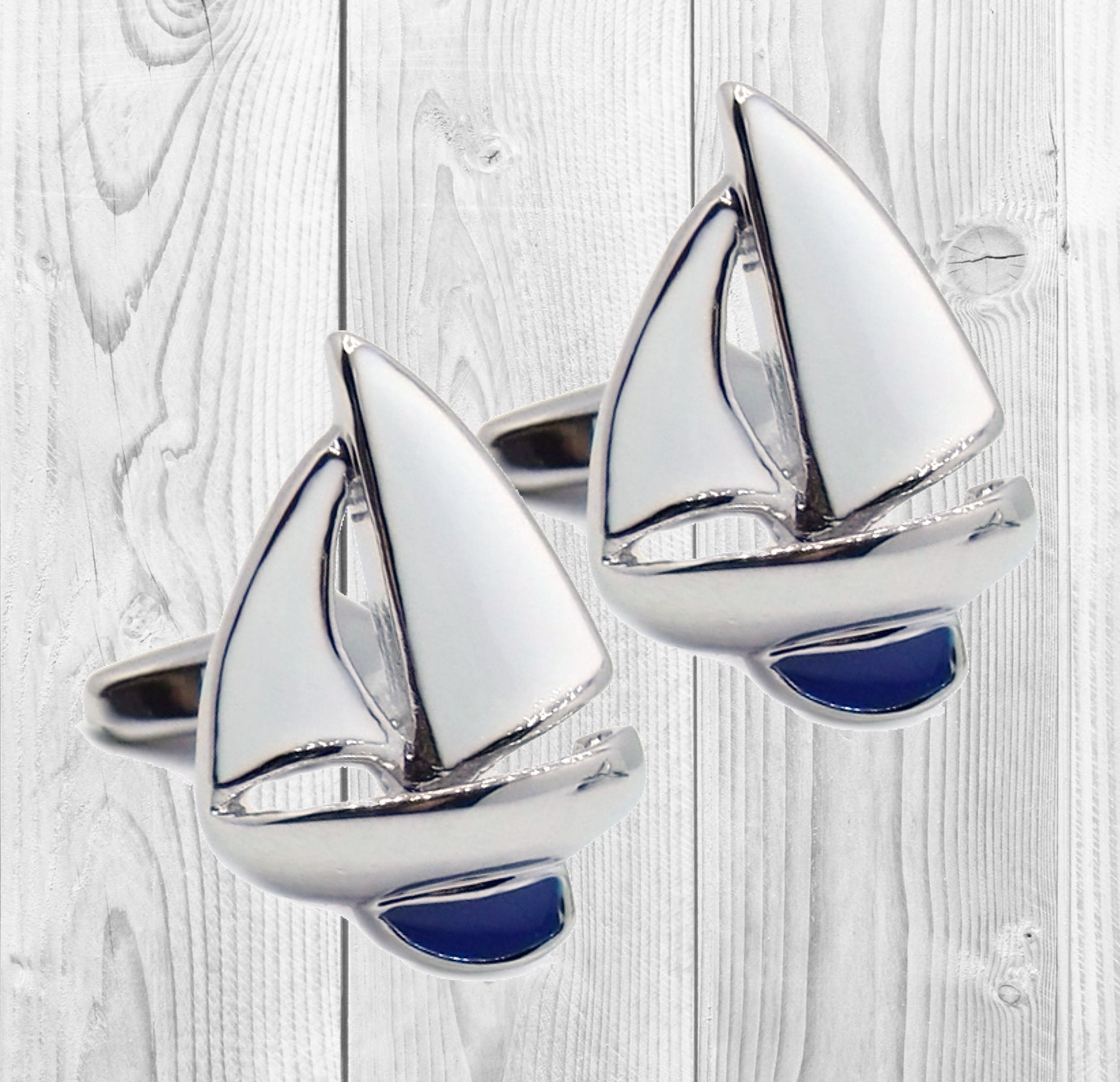 Boating Yachting Sailboat Sail Boat Sailing Yacht Cufflinks by ...