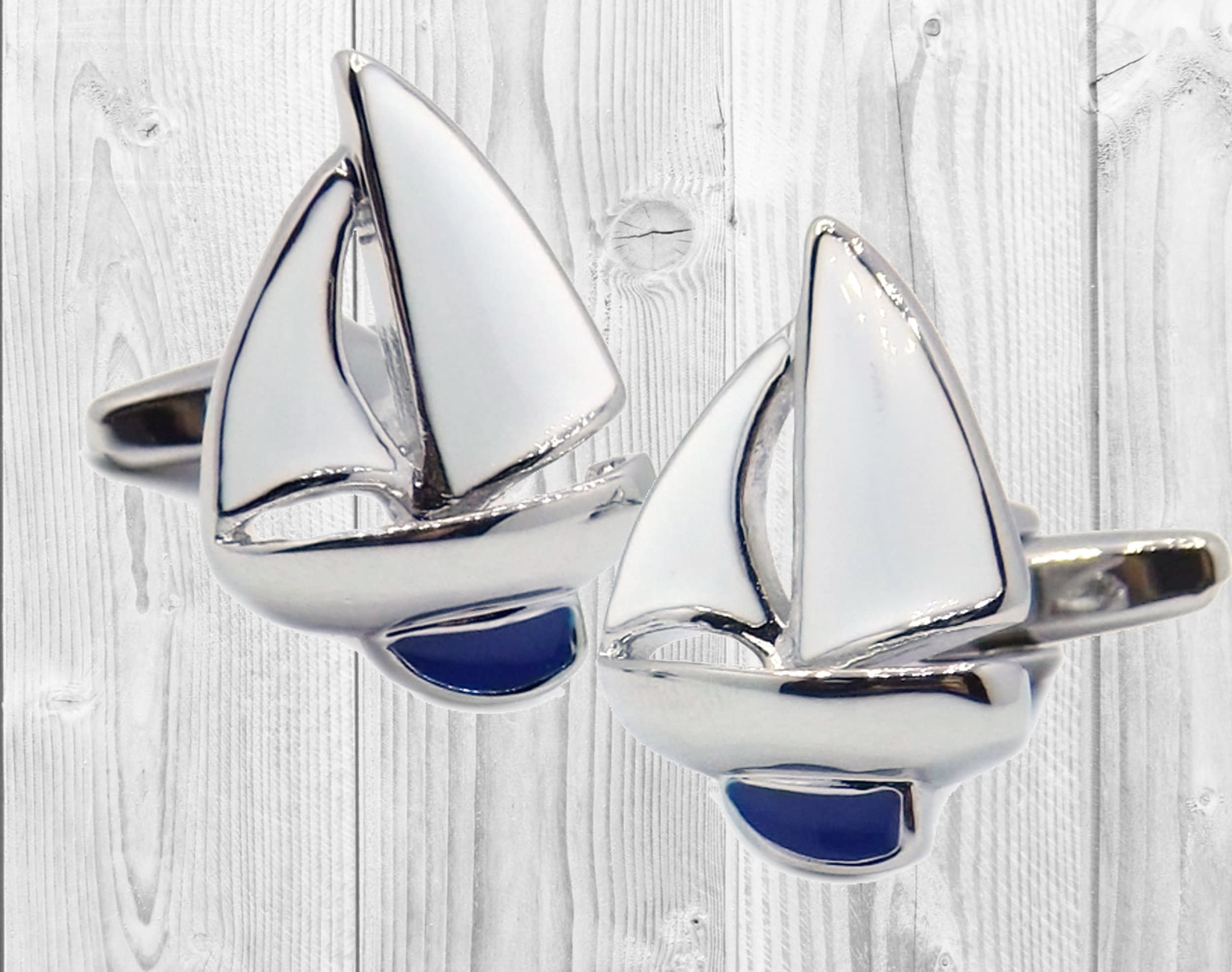 Boating Yachting Sailboat Sail Boat Sailing Yacht Cufflinks by ...