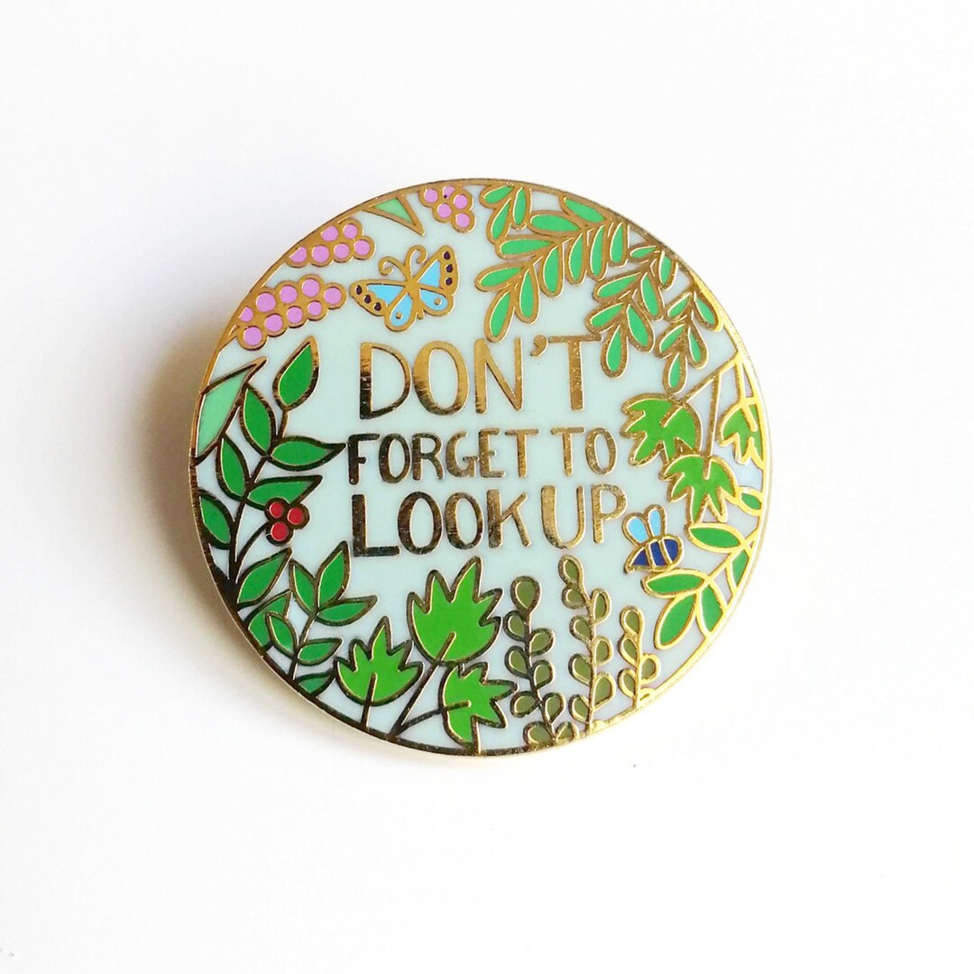 Don't Forget to Look up Hard Enamel Pin - Etsy