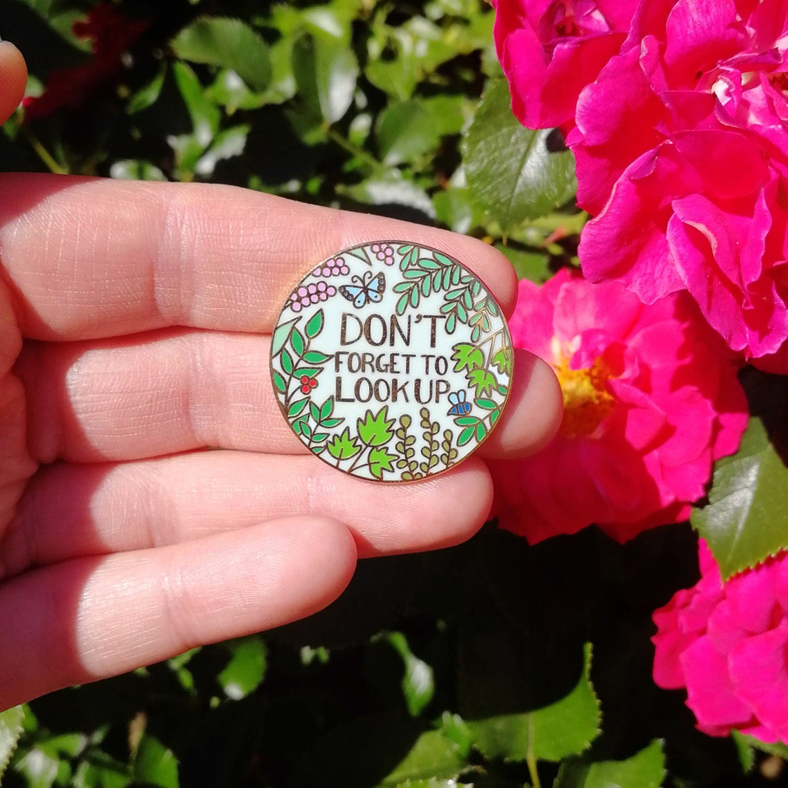 Don't Forget to Look up Hard Enamel Pin - Etsy UK