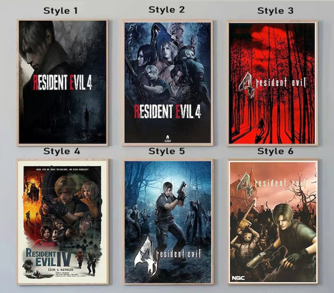 2023 Resident Evil 4 Poster Game Postergaming Wall Poster - Etsy
