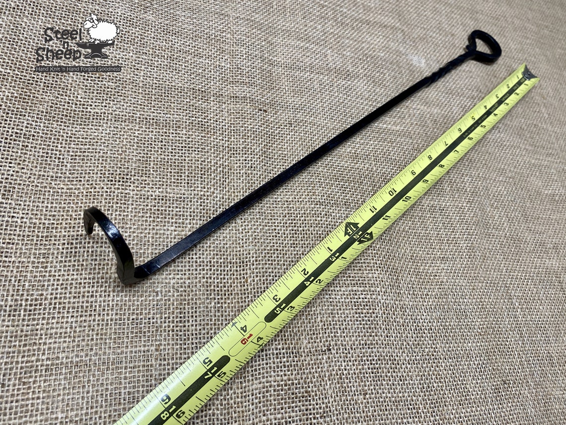 BBQ Grill Pig Tail Flipper for Steak or Chicken Hand Forged - Etsy