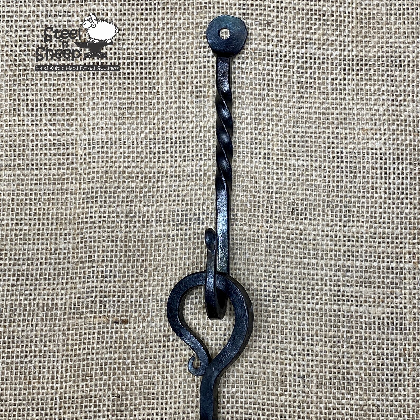 BBQ Grill Pig Tail Flipper for Steak or Chicken, Hand Forged - Etsy