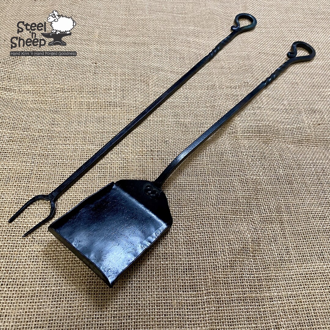 Hand Forged S'more Marshmallow Roasting Fork and Cracker Toaster, 2 ...