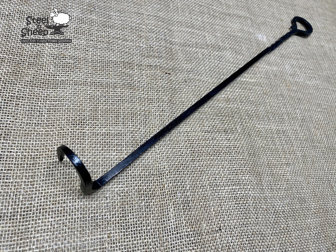 BBQ Grill Pig Tail Flipper for Steak or Chicken Hand Forged - Etsy