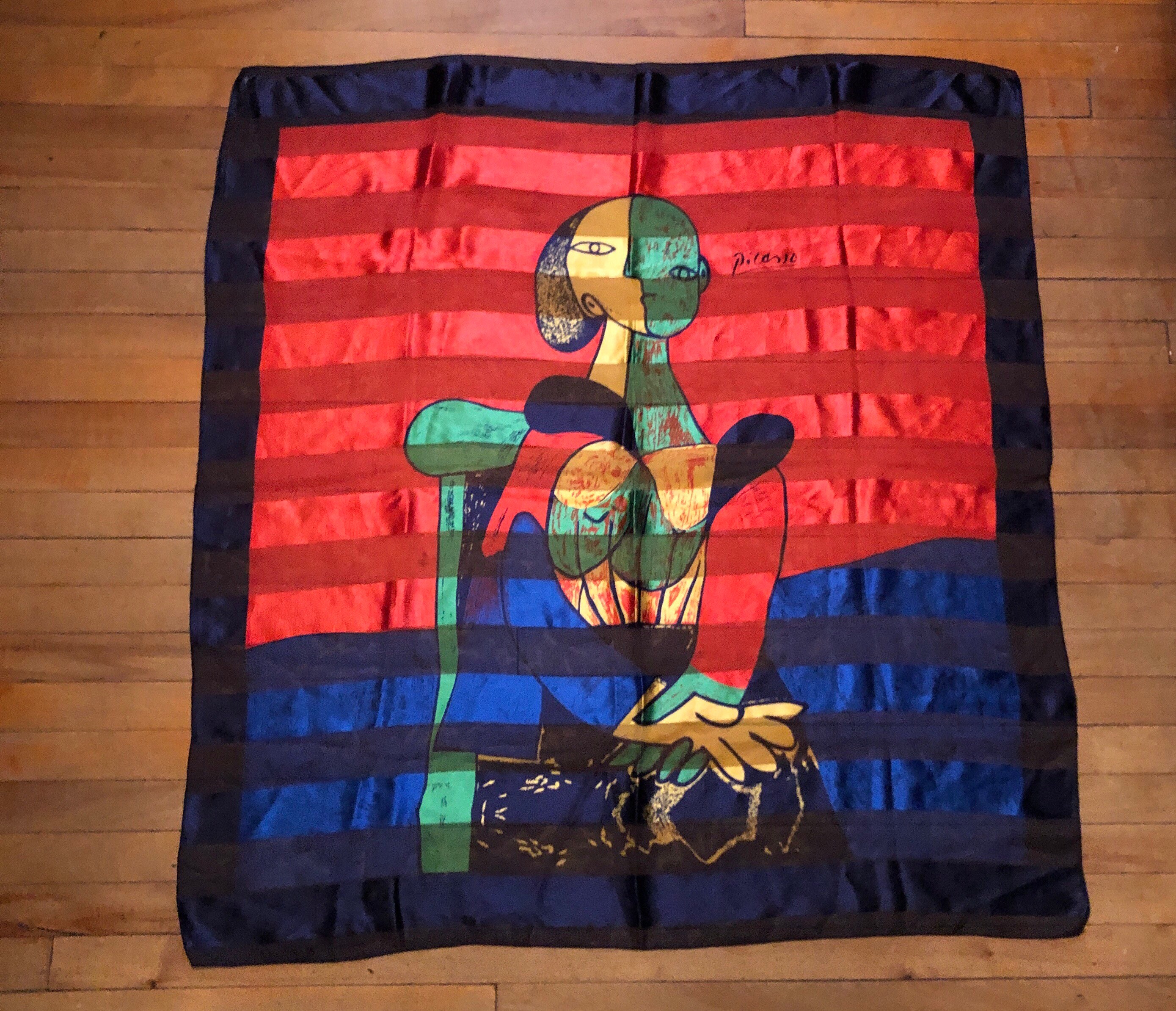 Picasso Silk Scarf - Etsy Canada