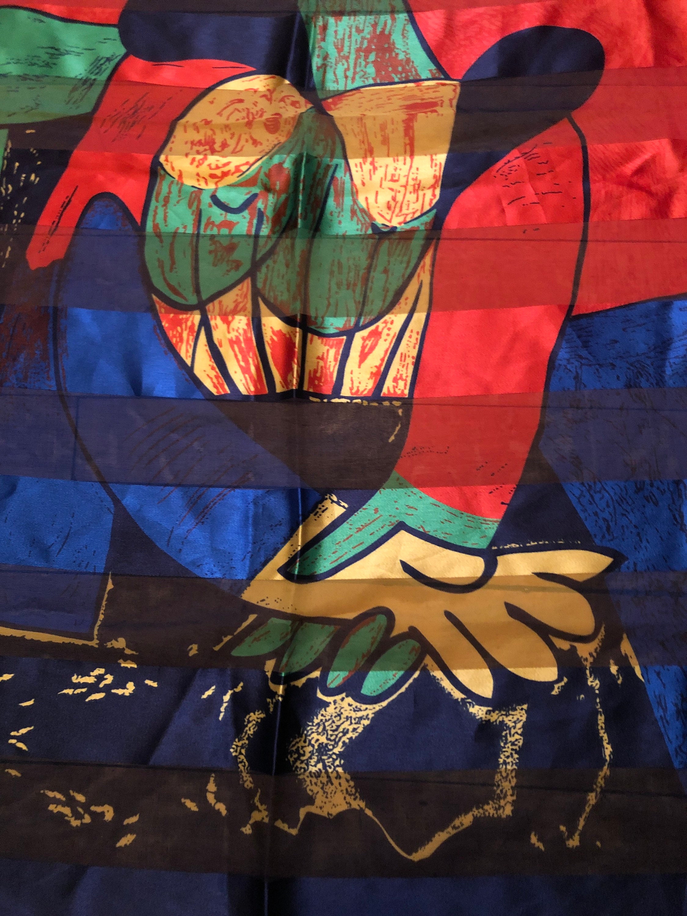 Picasso Silk Scarf - Etsy Canada