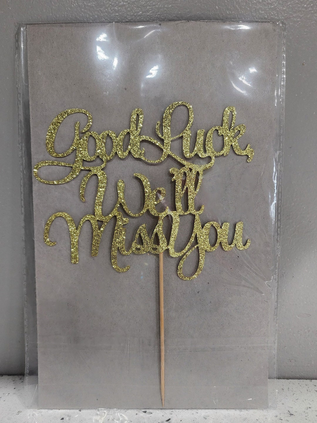 Good Luck Cake Topper - Etsy