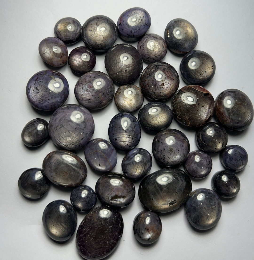 Wholesale Lot of Star Ruby Cabochon, Mix Shape Star Ruby Gemstone ...