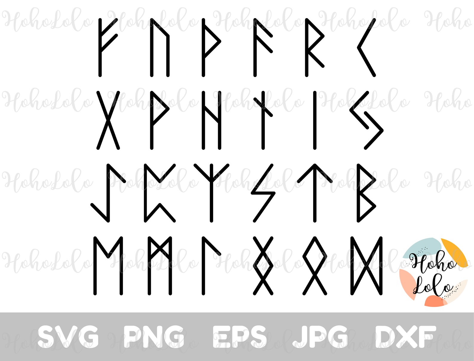 Runes Bundle Viking Alphabet Svg files | Etsy